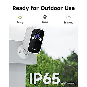 Security Cameras Wireless Outdoor,2K Battery Powered AI Motion Detection Spotlight Siren Alarm WiFi Surveillance Indoor Home Camera, Color Night Vision, 2-Way Talk, Waterproof, Cloud/SD Storage