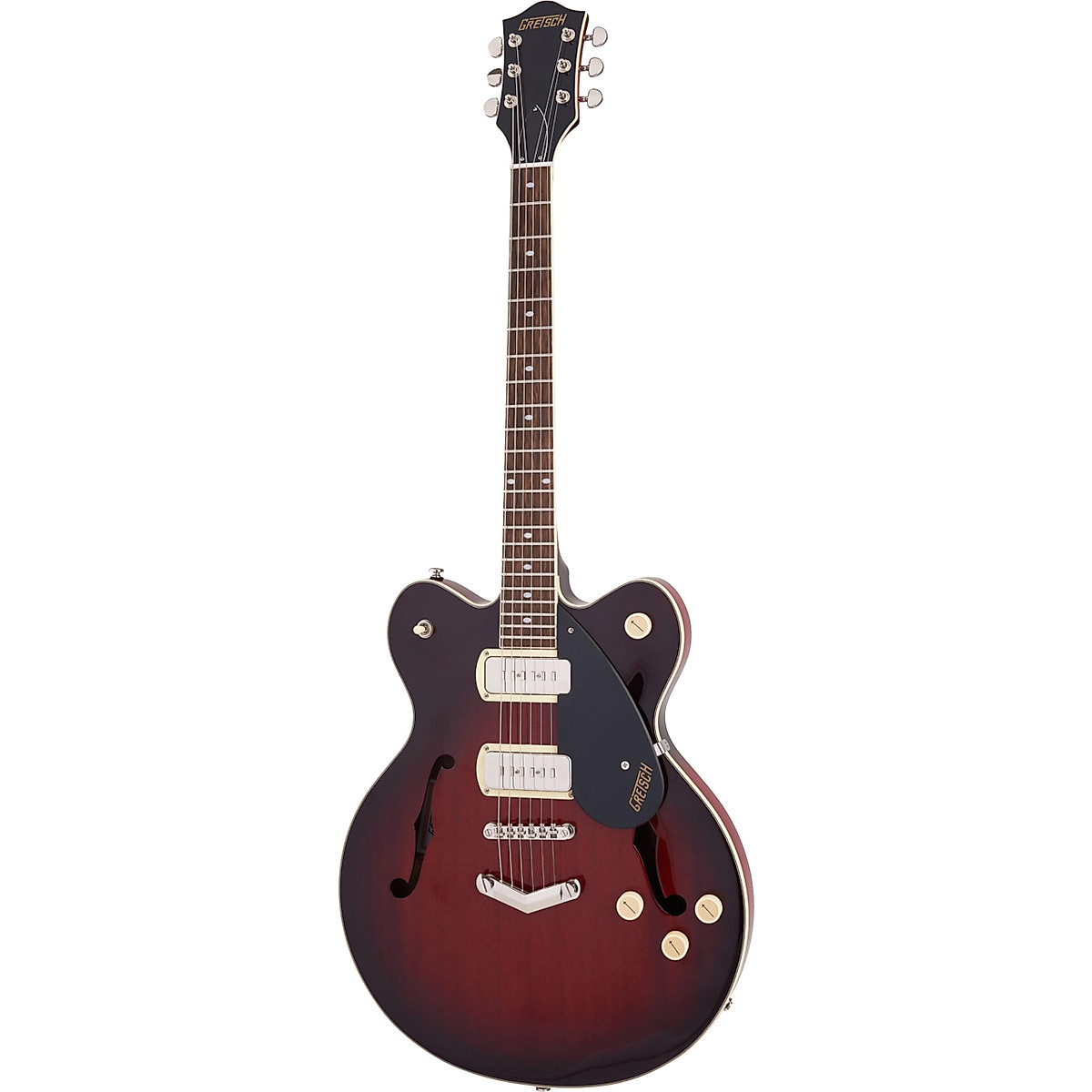Gretsch G2622-P90 Streamliner Center Block Double-Cut P90 with V-Stoptail Electric Guitar - Claret Burst