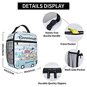 MVYNUL Lunch Box Reusable Insulation Lunch Bag Containers Tote Handbag For Women Men Teens Girls