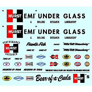 AMT 1966 Plymouth Barracuda Hemi Under Glass - 1/25 Scale Model Car Kit - Buildable Vintage Cars for Kids and Adults, Gold (AMT1153)