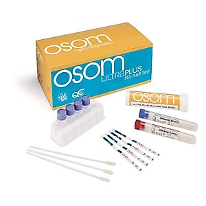 Sekisui Diagnostics Osom Ultra Plus Flu A&B Test Kit, 25 tests plus 2 additional tests for external QC