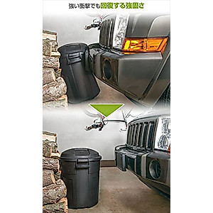 Rubbermaid Can, 20-Gallon, Black