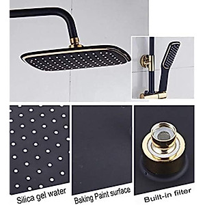 Toilet Shower Kit Gold Shower Faucet Bronze Black Shower Faucets Best Gift For New Home Decoration Bathtub Faucet