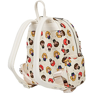 Loungefly Harry Potter Chibi Characters All Over Print Mini Backpack