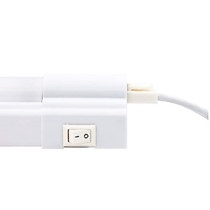 Maxxima 18 inch LED Under Cabinet Light - 900 Lumens Warm White 3000K, Undermount Strip Lighting for Kitchen, Closet, and Bedroom, On/Off Switch, Plug in, Energy Star Rated