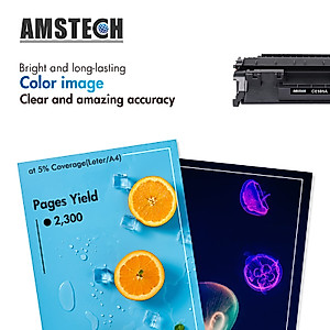 05A CE505A 2 Pack Toner Cartridge CE505D Compatible Replacement for HP CE505A Toner Cartridge for P2035 P2035N P2055DN 2055DN 2035N P2030 P2050 P2055D P2055X Printer Black