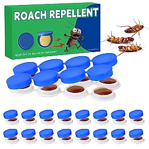 16PCS Roach Bait & Killer, Roach Repellent and Gel for Roach Nest Elimination of Indoor Infestations, Effective Solution for Small to Large Cockroaches, Easy to Use, Ideal for Hidden Areas