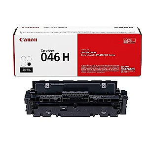 Canon 046 High Yield Black Toner Cartridge (2 Pack) for Color imageCLASS MF731Cdw in Retail Packaging