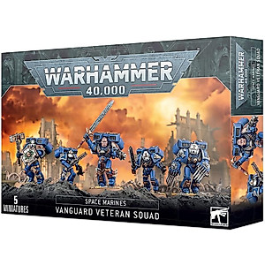Games Workshop 99120101134" Space Marine Vanguard Veteran Squad, Black for 12 years to 99 years