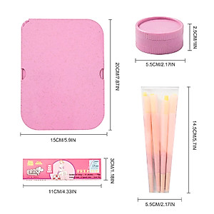 4-Pack Grinder And Tray Set, Grinder Kit and Accessories(Pink)