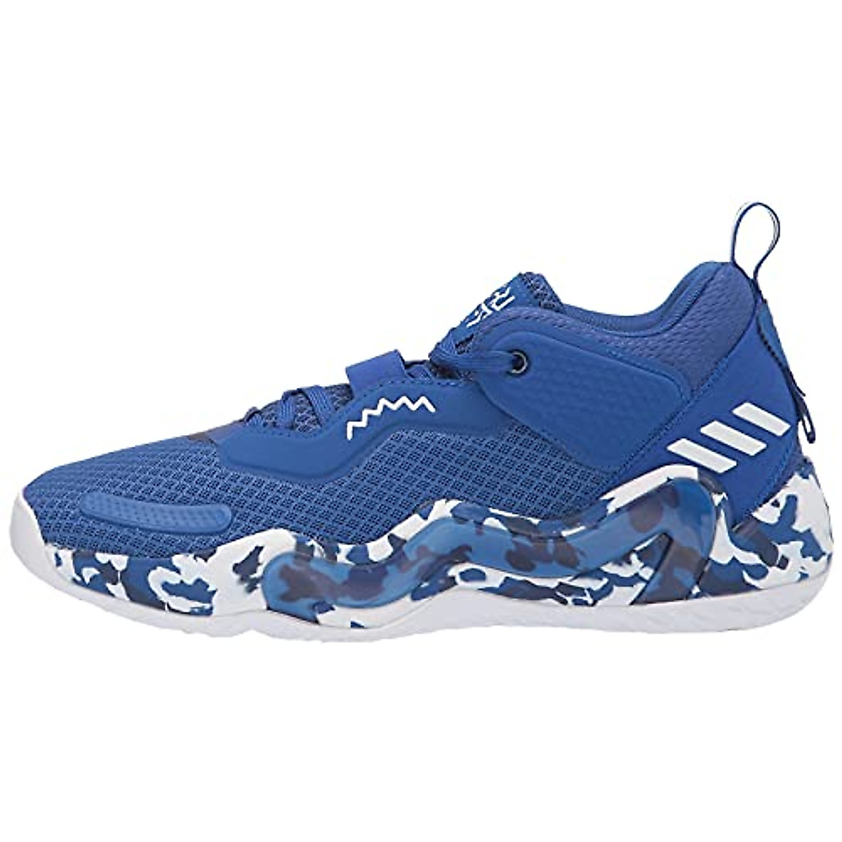 adidas Unisex D.O.N. Issue 3 Basketball Shoe, Team Royal Blue/White/Victory Blue, 9 US Men