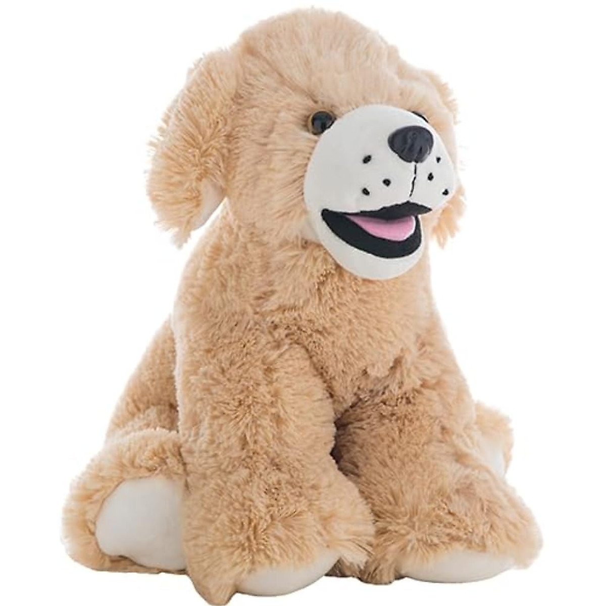 Goldie The Lab/Retriever 16 inch Plush Toy Cuddly Soft Stuffed Animal Dog Gift for Kids Cute Puppy Perfect for Pet Lovers Birthdays Collectible Snuggly Companion Ideal for Boys and Girls Nursery