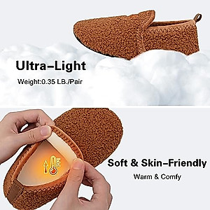 Scurtain Unisex Big Kids Slippers Little Kids Slippers Toddler Slippers Artificial Woolen Slippers for Big Boys Slippers Big Girls Slippers Slippers for big kids Brown 1-1.5 Big Kid