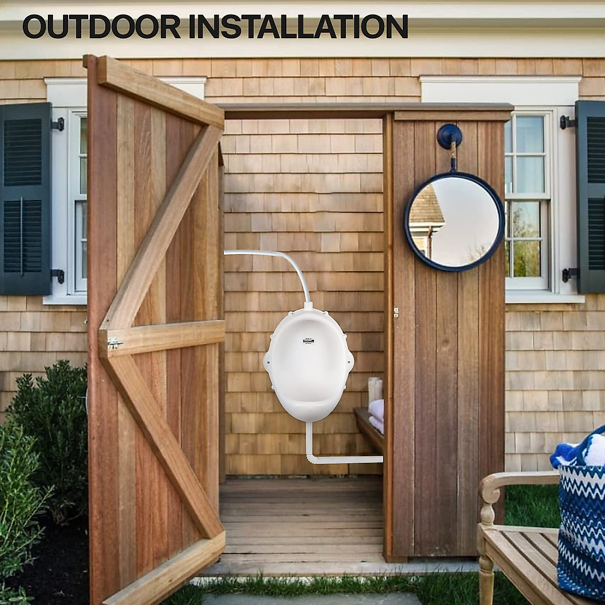 Düvkori® Plastic Urinals For Men,Urinals For Men,Urinal,Male Urinal,Urinals,Outdoor Toilet,Mens Urinal,Urinal For Men,Waterless Urinal,Urine Diverter,Urinals For Men Bathroom,Urinals For Men Large