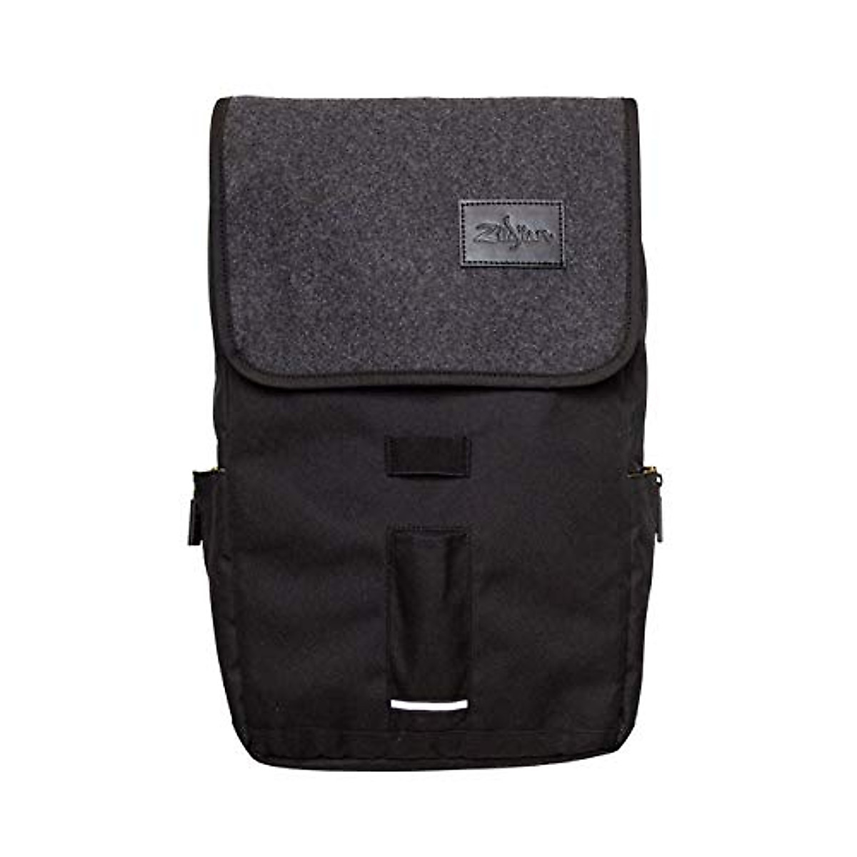 Avedis Zildjian Company Zildjian Gray Flap Black Laptop Backpack (T9001)