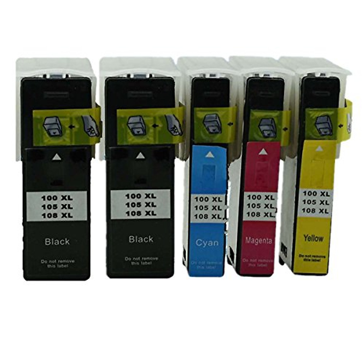 Replacement for Lexmark 100XL Ink Cartridge 100 105 108 XL 105XL 108XL 14N1068 14N1069 14N1070 14N1071 S301 302 305 S405 409 S505 S605 S308 S408 PRO205 209 705 707 709 805 901 Printer (2Set+2BK)