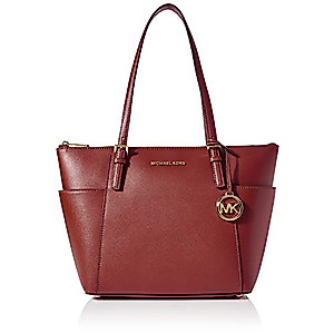 Michael Michael Kors Jet Set Top-Zip Tote (Brandy)