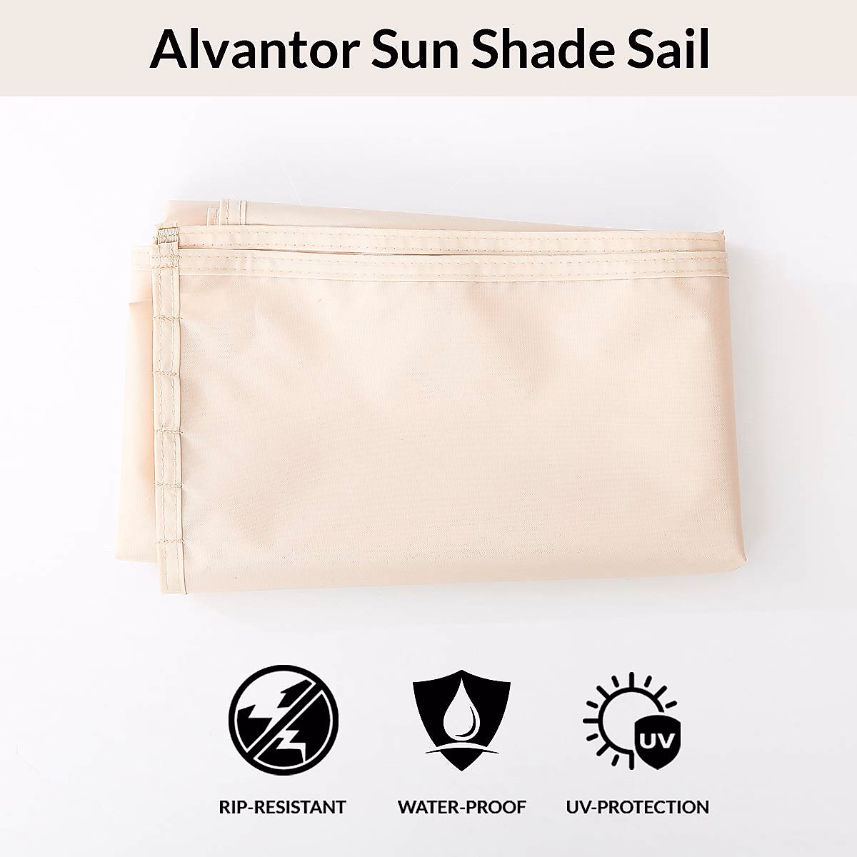 Alvantor Pop Up Bubble Tent - 15’ x 15’ Instant Igloo Tent - 12-15 Person Screen House for Patios - Large Oversize Weather Proof Pod - Cold Protection Camping Tent - Beige