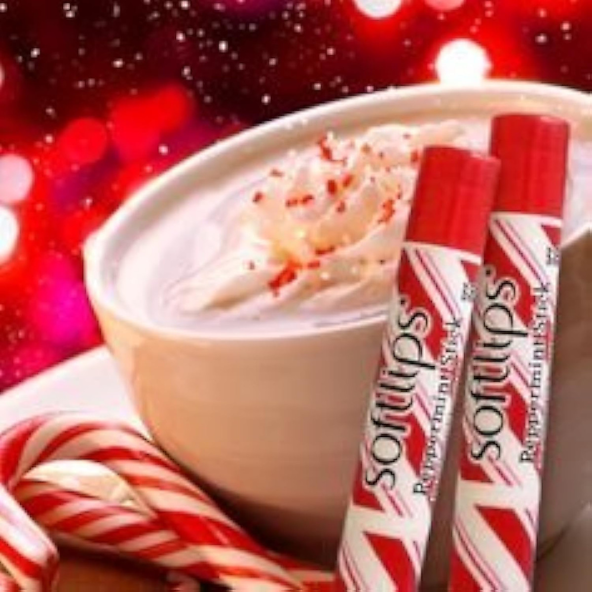 Softlips Lip Protectant SPF20, Peppermint (Pack of 6 Sticks)