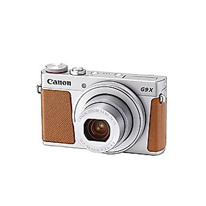 Canon PowerShot G9 X Mark II Compact Digital Camera w/ 1 Inch Sensor and 3inch LCD - Wi-Fi, NFC, & Bluetooth Enabled (Silver)