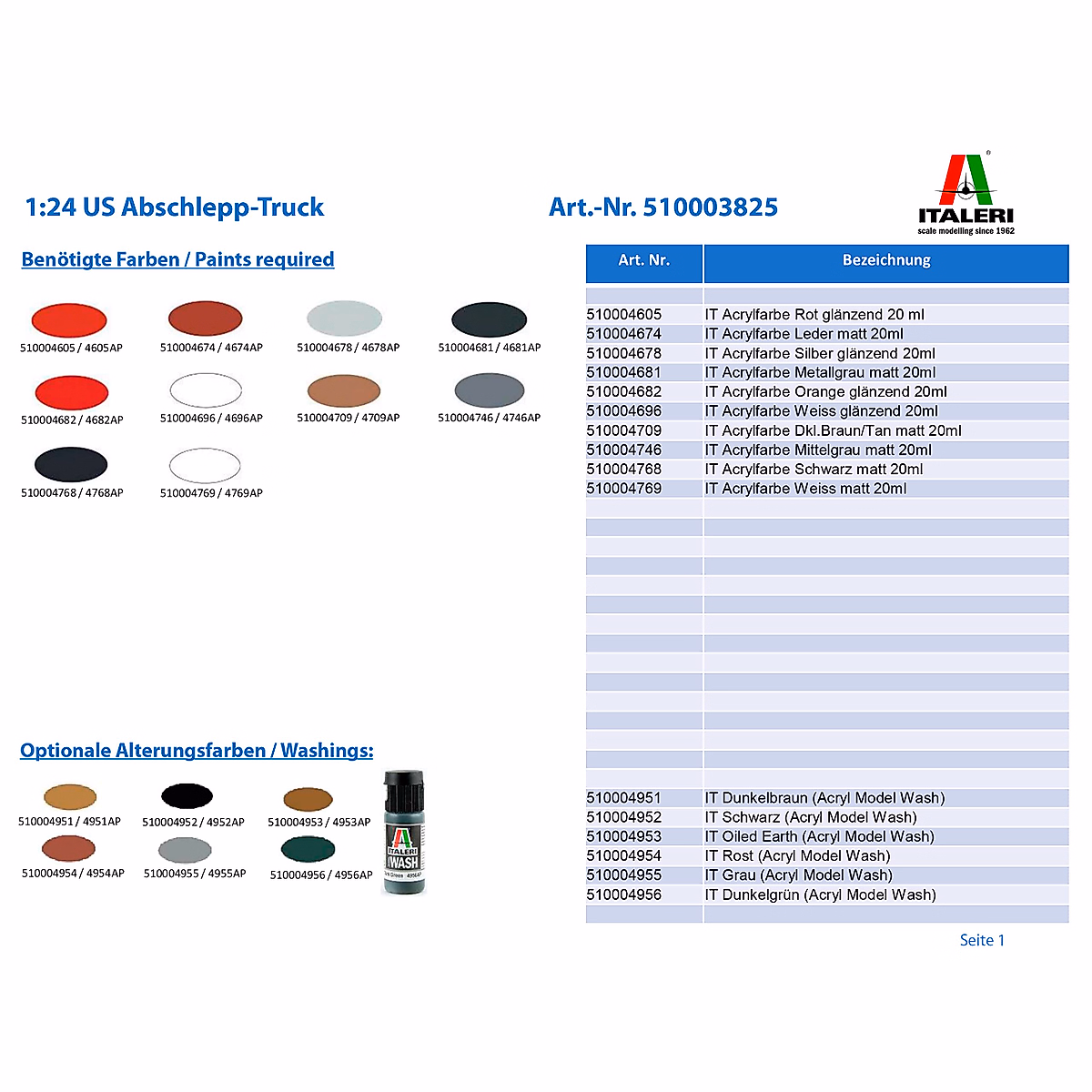 Italeri U.S. Wrecker Truck