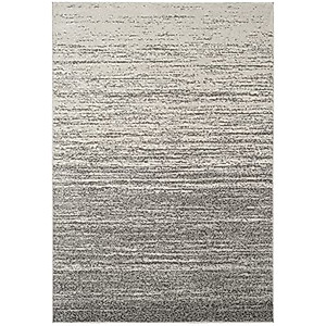 SAFAVIEH Adirondack Collection Area Rug - 5'1" x 7'6", Light Grey & Grey, Modern Ombre Design, Non-Shedding & Easy Care, Ideal for High Traffic Areas in Living Room, Bedroom (ADR113C)