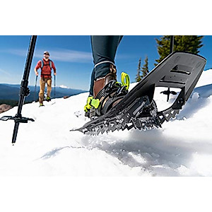 Atlas Snowshoes Helium Trail, Black/Bright Green, 26