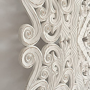 Bohemian King Size Bed Headboard Farmhouse Dark Wood Craft Wooden Wall Art Panels Hand Crafted from Northern Thailand 72x72 Inches