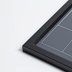 U Brands Magnetic Calendar Chalk Board, 16 x 20 inches, Black Wood Frame, Pencils Included (2518U00-04)