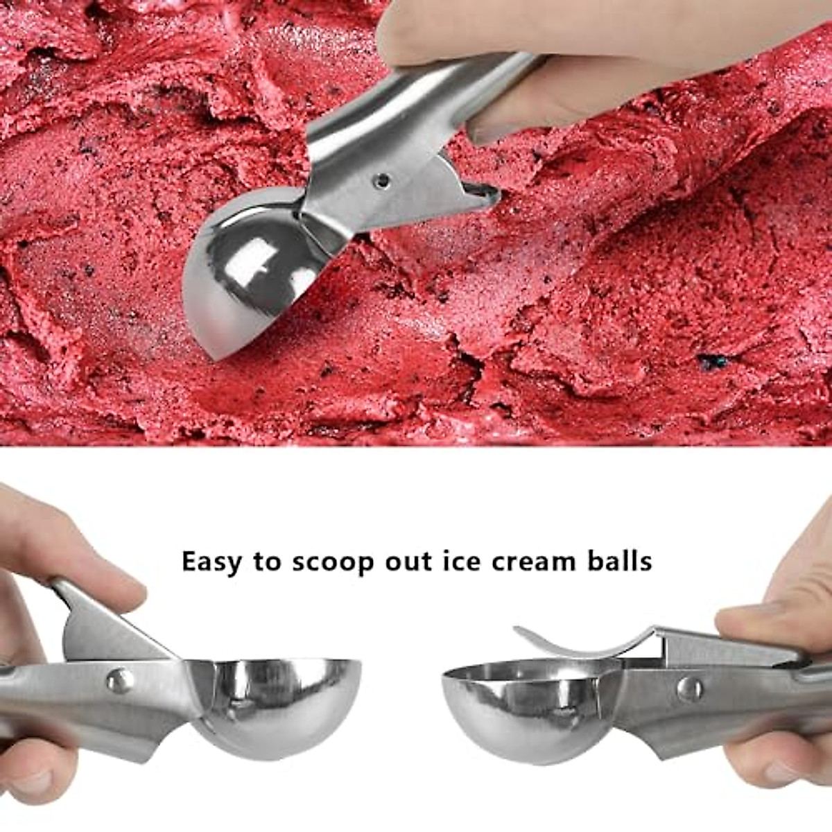 Artcome Set of 2 Ice Cream Tub Containers 1.5 Quart Ea. - Freezer Storage Tubs with Writable Labels - Double Insulation Design - Ideal for Sorbet, Ice Cream, Frozen Jelly & Frozen Yogurt - Mint Green