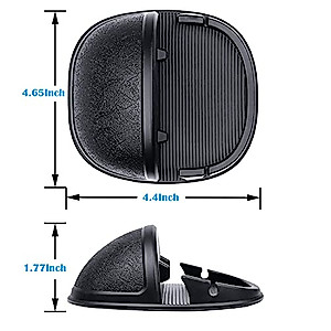 Oleksil Car Cell Phone Holder Dashboard Phone Holder Phone Mount for Car Anti-Slip Silicone Car Pad Phone Stand Compatible with iPhone,Samsung,Android Smartphones