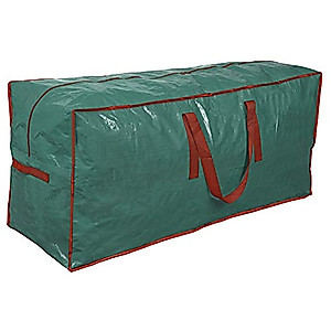 Propik Christmas Tree Storage Bag | Fits Up to 9 Ft. Tall Disassembled Tree | 65” X 15” X 30” Holiday Tree Storage Case | Xmas Storage Container with Handles and Sleek Zipper (Green)
