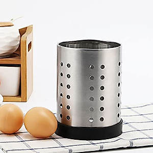 Cabilock Kitchen Cutlery and Utensils Caddy Stainless Steel Chopsticks Holder Drying Rack Basket Tableware Drainer for Home Kitchen Restaurant