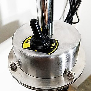 KOUWO Single Bulb Food Heat Lamp with Clamp Food Warmer Infrared Warming Light for Food Restaurant Catering Kitchen Carving Station Event