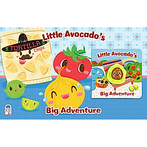 Little Avocado's Big Adventure Finger Puppet Board Book, Ages 1-4