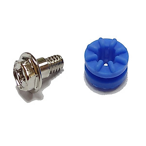Akust Rubber Anti-Vibration Grommet Ring with #6-32 Screw (16PCS, Blue)