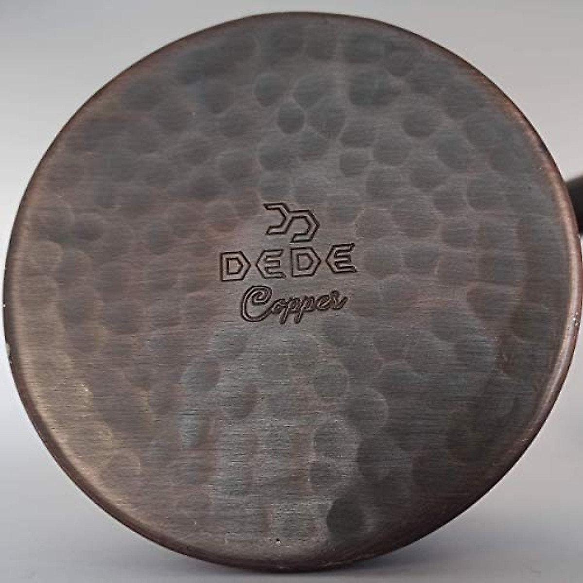 DEDE Copper - IST Series (XLarge-16.9 floz)-Thickest Solid Copper Engraved Turkish Greek Arabic Coffee Pot with Wooden Handle, Stovetop Coffee Maker Cezve, Jezve, Jazva, Jazzve, Ibrik, Briki (Antique)