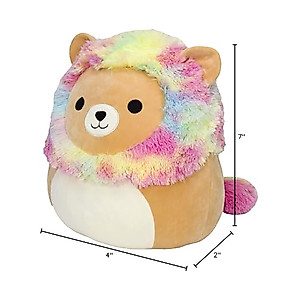 Squishmallows Official Kellytoy Plush 12" Leonard The Rainbow Mane Lion - Ultrasoft Stuffed Animal Plush Toy
