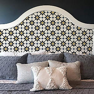 Tempaper Moroccan Spice Soleil Removable Peel and Stick Wallpaper, 20.5 in X 16.5 ft, Made in the USA