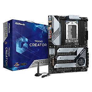 ASRock MB TRX40 Creator AMD Ryzen Threadripper sTRX4 TRX40 Max256GB DR4 ATX