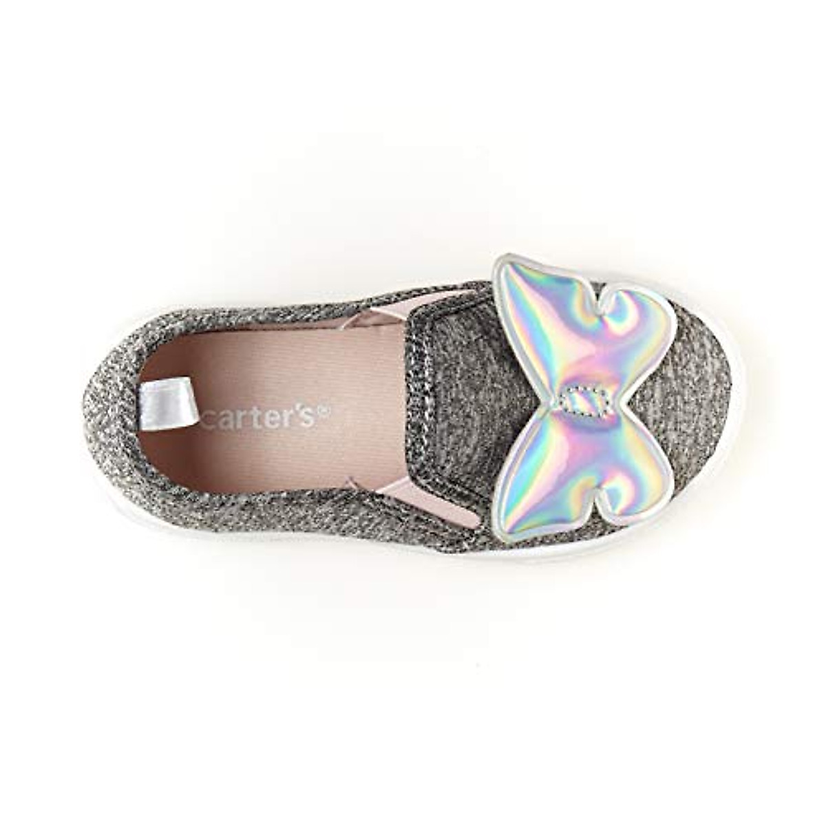 Carter's girls Jules Sneaker, Grey, 9 Toddler