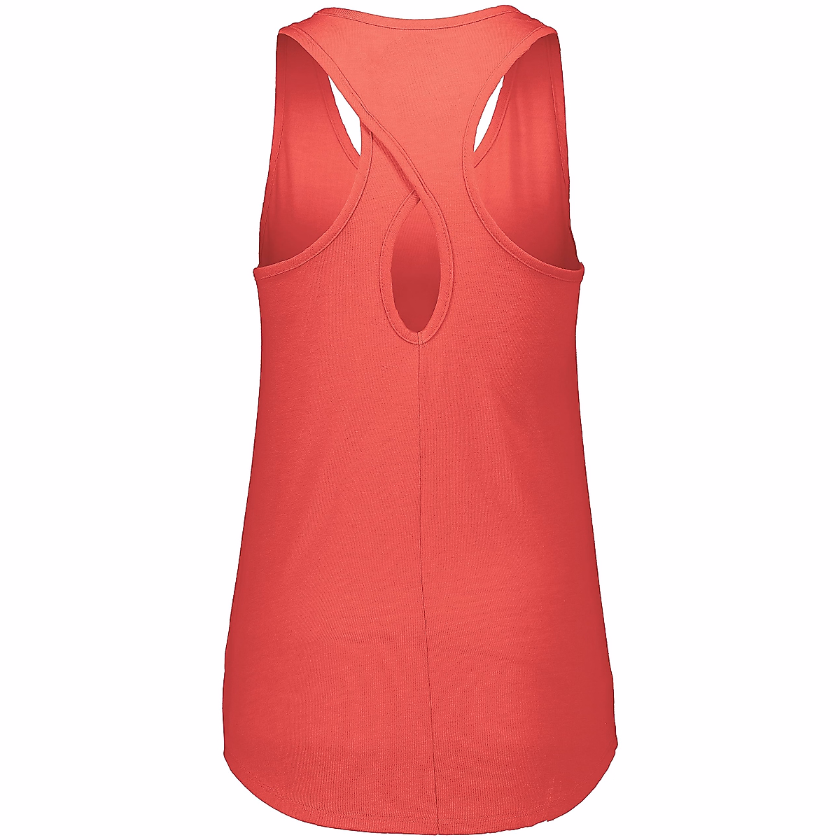 Augusta Sportswear Womens Lux Tri-Blend Tank, Red Heather, XL