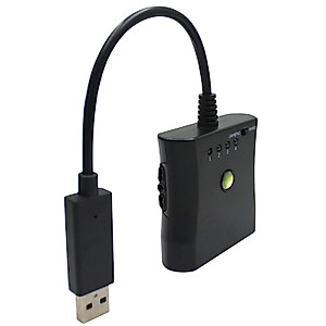 OSTENT PS2 to Xbox 360 Controller/Wheel/Dance Pad Adapter Converter for Microsoft Xbox 360