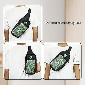 PERFECTSIGHT Travel Bag for Nintendo Switch/Lite/OLED, Cute Crossbody Shoulder Bag for Tears of The Kingdom, Portable Sling Backpack Game Carrying Case for NS Console Dock Joy-Cons Accessories, Green