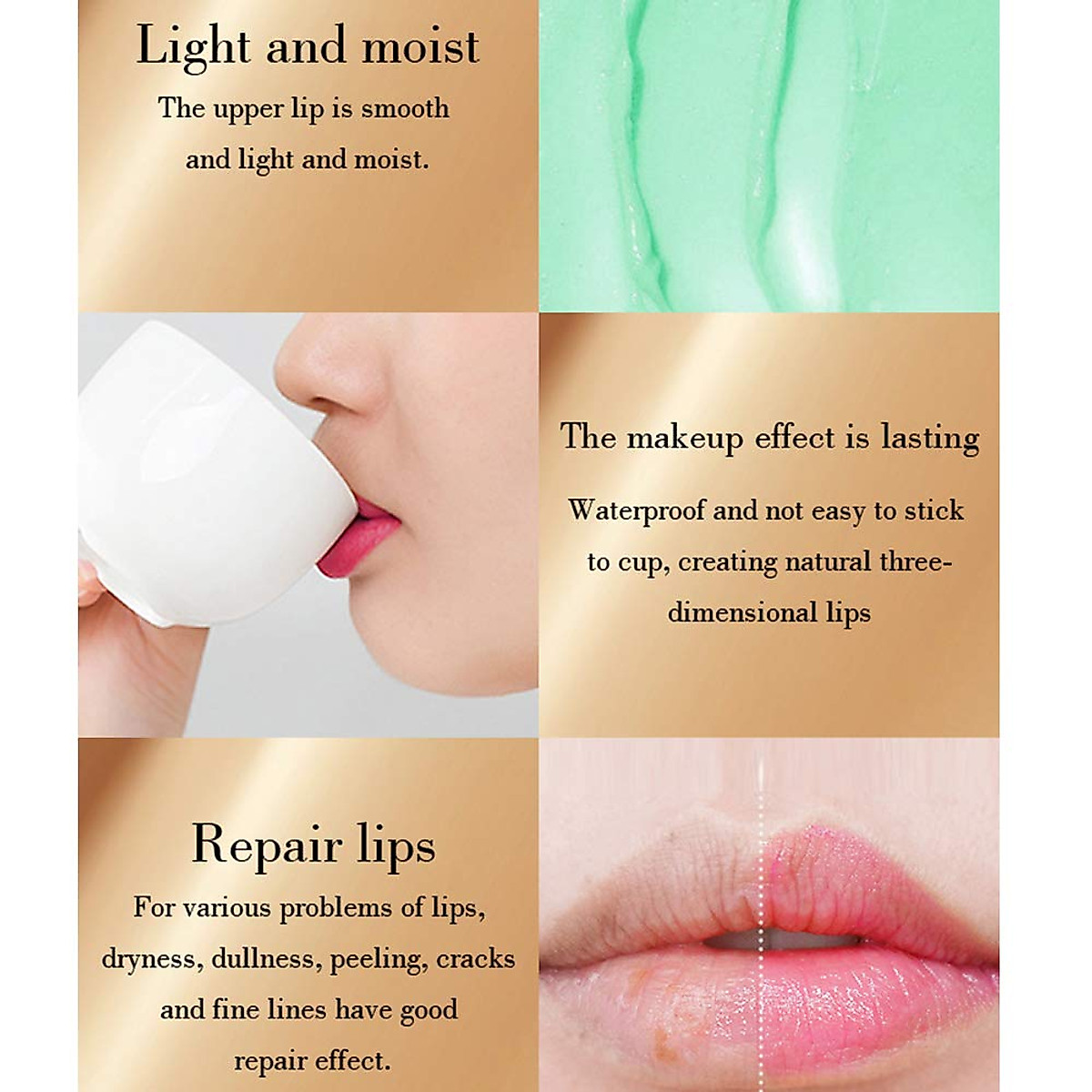 3 Packs Lipstick Set Magic Temperature Changing Colors Lip Gloss Moisturizing And Waterproof Long Lasting Lip Balm