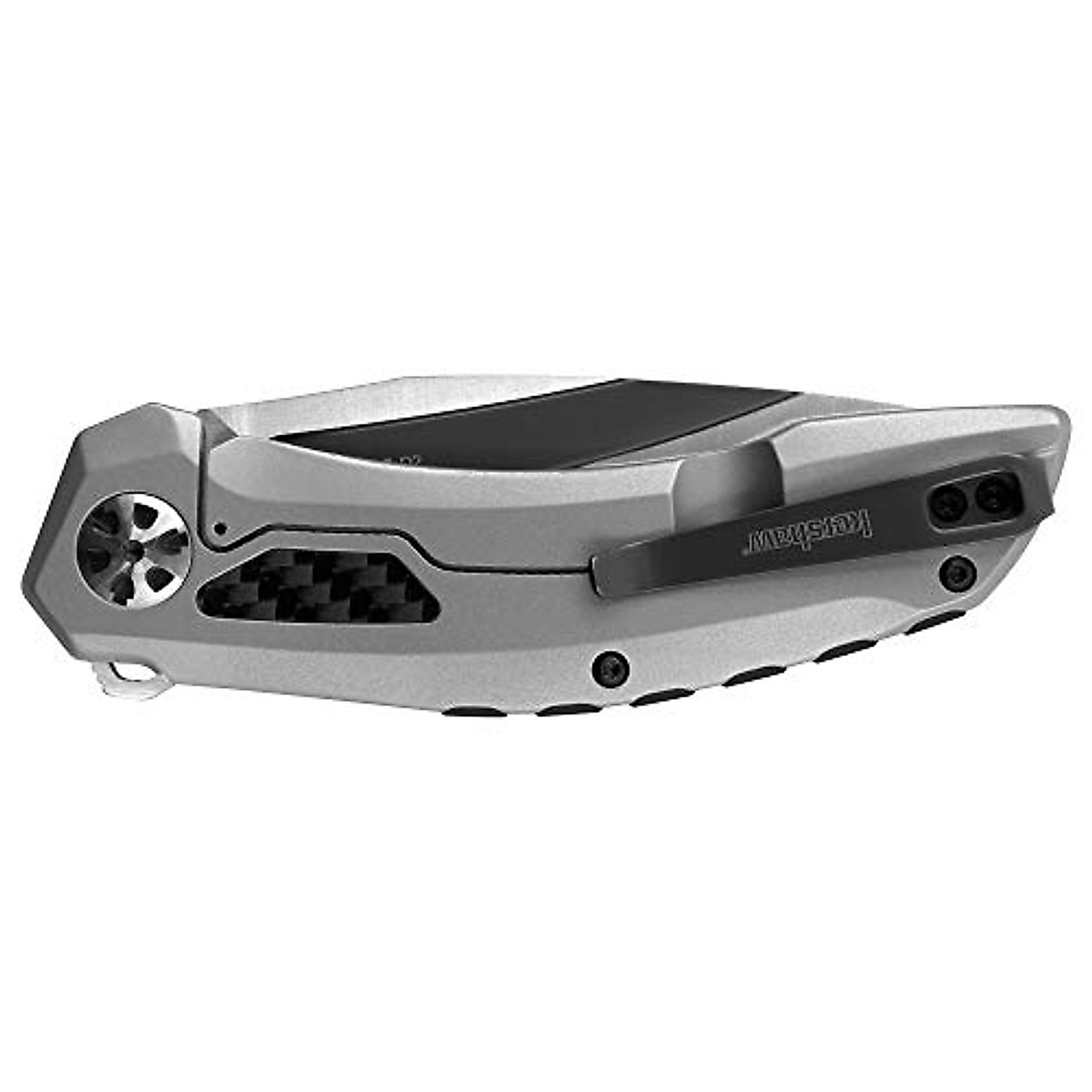 Kershaw Norad Folding Pocket Knife, 3.3 Inch Blade with Manual Open, Frame Lock (5510), Black