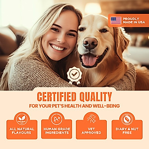 Joint Support Chews for Dogs - Advanced Dog Hip & Joint Relief Supplement for Small to Large Breeds, 120 Count Flavor Soft Chews with Glucosamine, Chondroitin, Turmeric & Hemp Oil - Made in USA