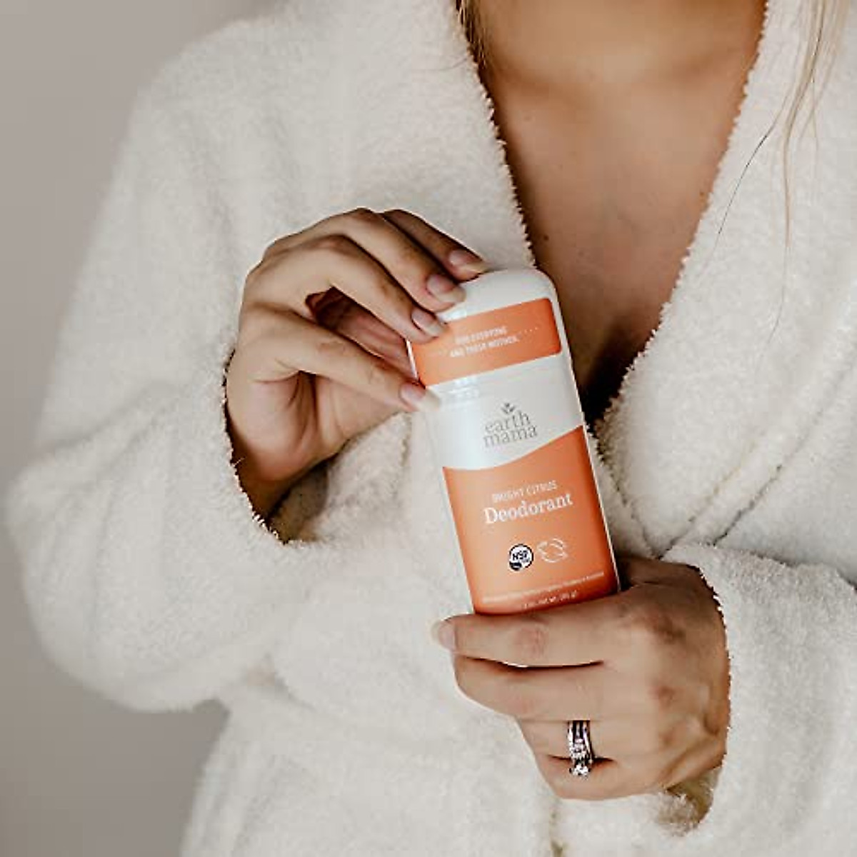 Bright Citrus Deodorant by Earth Mama | Natural and Safe for Sensitive Skin, Pregnancy and Breastfeeding, Contains Organic Calendula 3-Ounce