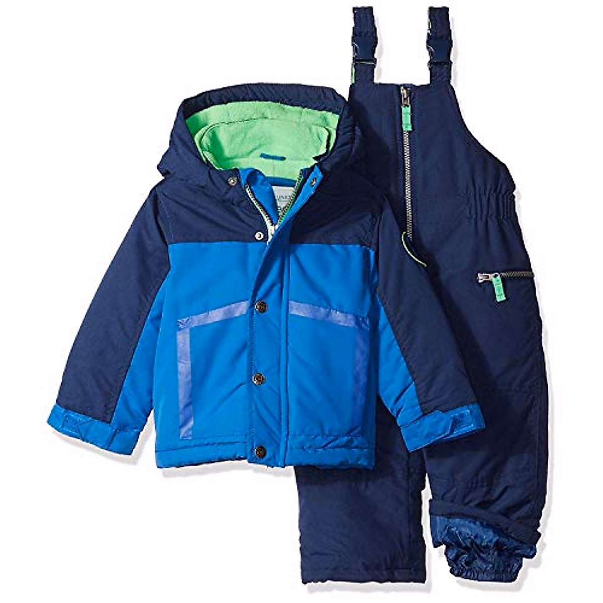 Carter's Boys' Little Heavyweight 2-Piece Skisuit Snowsuit, house blue/current navy, 5/6