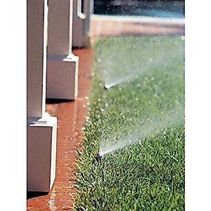 Rain Bird 1802HEVN15 High Efficiency Professional Pop-Up Sprinkler, Adjustable 0° - 360° Pattern, 8' - 15' Spray Distance, 2" Pop-up Height